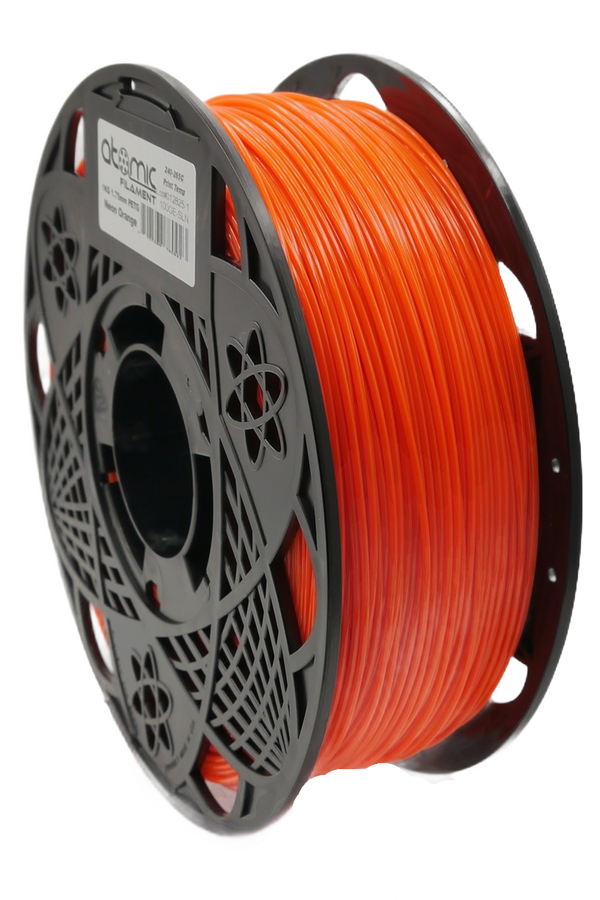 Neon Orange UV Reactive Opaque PETG PRO AMS Compatible - Atomic Filament