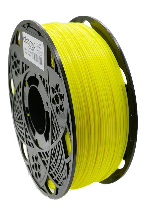 Atomic Filament Neon Yellow UV Reactive ABS Filament 1.75mm 1KG