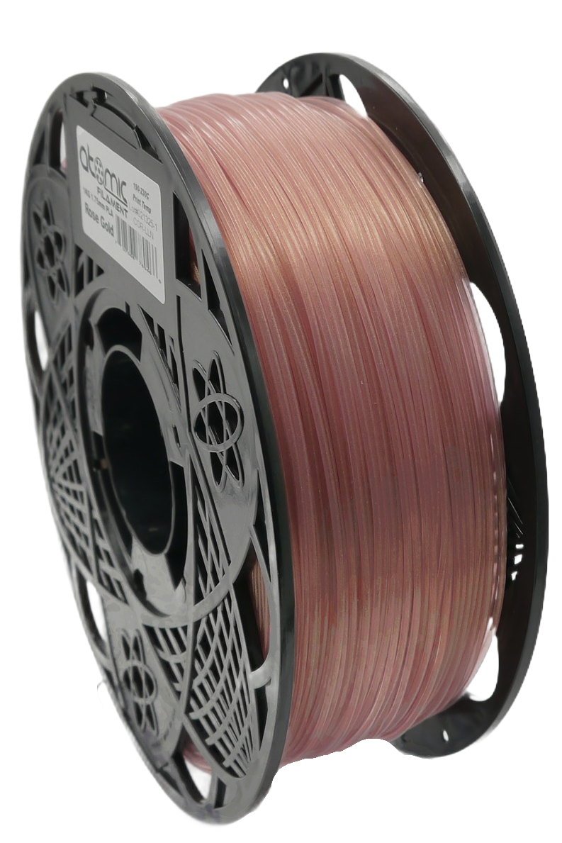 Atomic Filament Rose Gold Metallic Translucent PLA 1.75mm 1KG