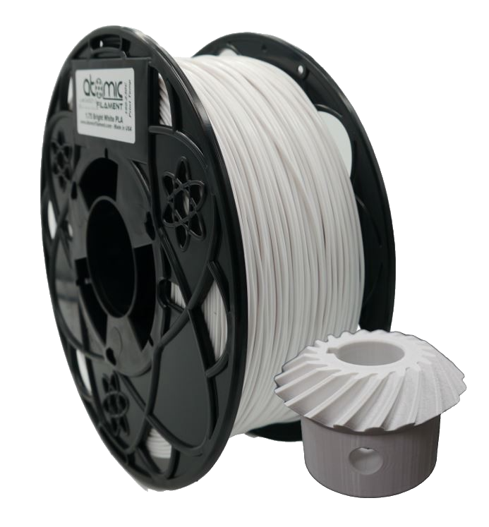 Atomic Filament Bright White PLA Filament 1.75mm - 3.5KG